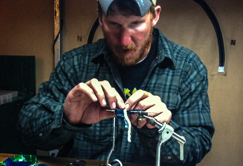 Fly Tying with Twist Ties | Tip for Holding Material on the Hook