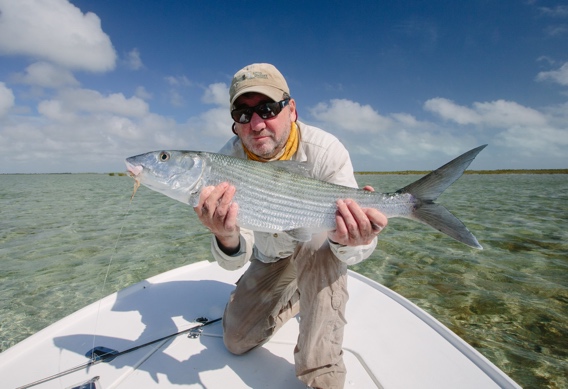 Nice Fish, Steve | A Picture of a Big Bonefish from South Andros