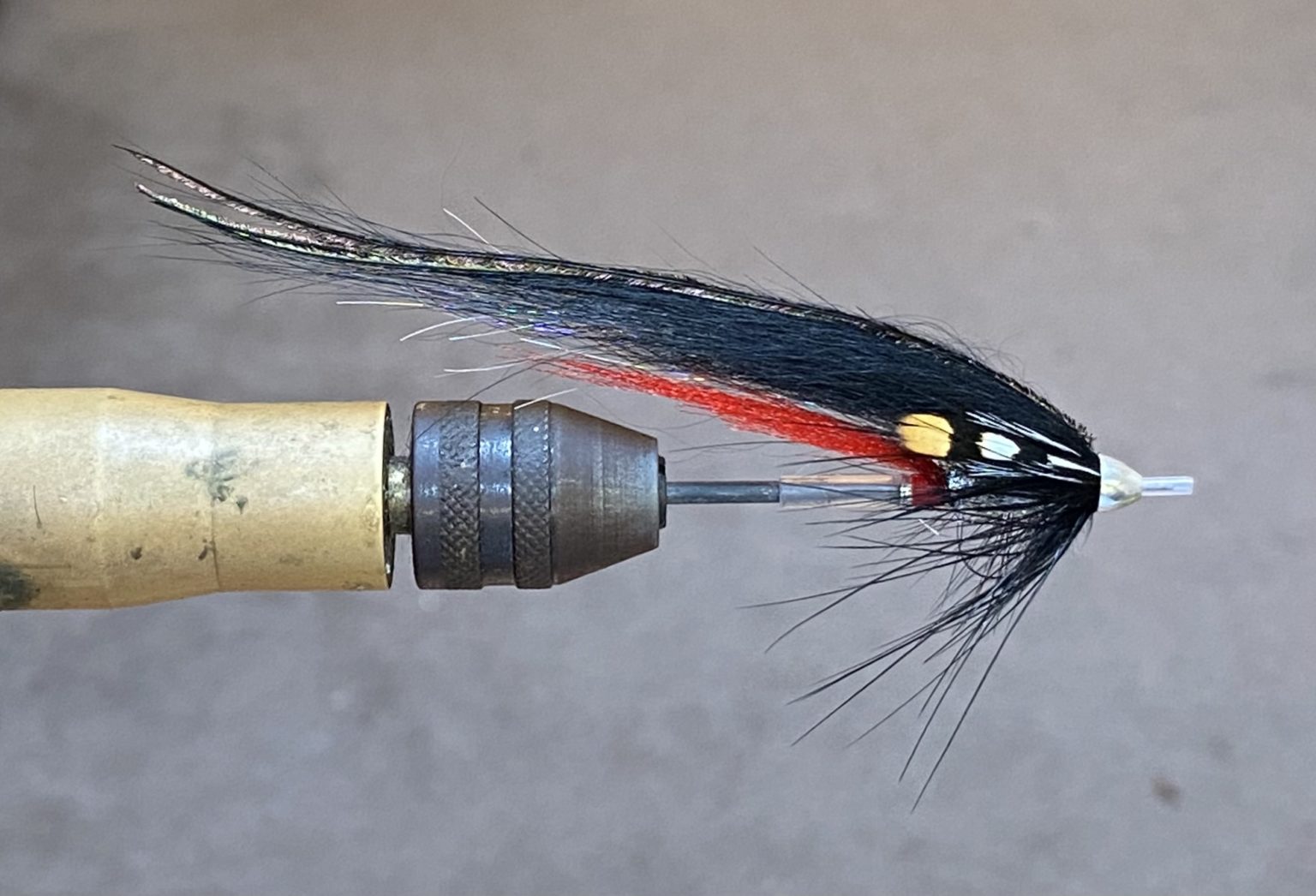 Fly Tying: Black ‘n’ Silver Templedog Tube