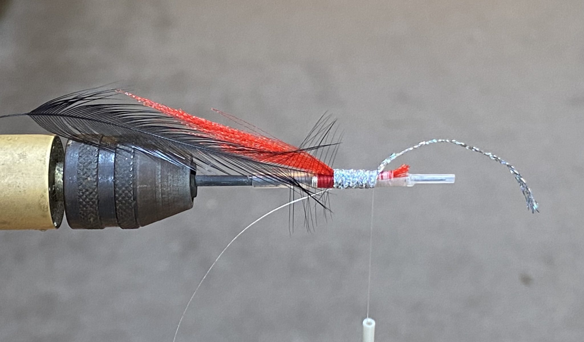 Fly Tying: Black ‘n’ Silver Templedog Tube